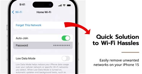 How To Deleteforget Wi Fi Network On Iphone 15 Series A Comprehensive