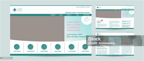 Desain Sampul Halaman Web Sederhana Dalam Gradien Biru Templet Tata