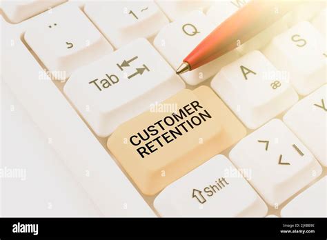 Conceptual Display Customer Retentionkeeping Loyal Customers Retain Many As Possible Word