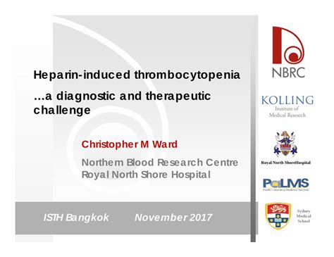 Pdf Heparin Induced Thrombocytopenia …a Diagnostic And Dokumen Tips