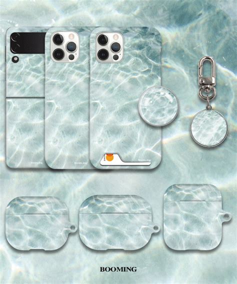 시원한 바닷가 모래사장 모음전 에어팟 폰 케이스 에어팟 키링 그립 톡 홀더 아크릴 Z플립 여름 휴가 아이폰 15 14 13