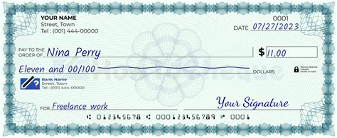 Check How To Write A Check For Dollars