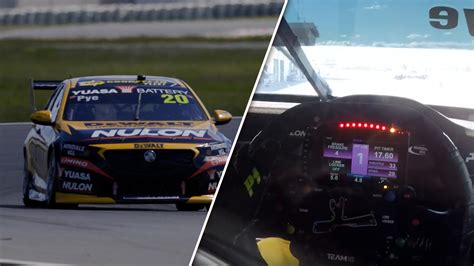 Inside Scott Pyes Winton Test Supercars