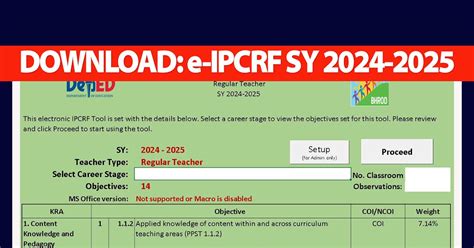 Submission Of Accomplished E Ipcrf In The Online System