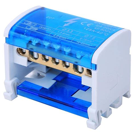 Buy Power Distribution Gang Box Connector Din Rail Terminal Terminal Distribution Box Din Rail
