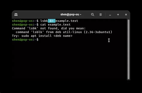 How To Save The Command Output In Linux Terminal TREND OCEANS