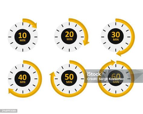 타이머 시계 스톱워치 절연 세트 아이콘 카운트다운 타이머 기호 아이콘 세트 조리 시간을 표시하십시오 그림 10에 대한 스톡 벡터 아트 및 기타 이미지 Istock