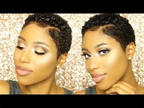 How To Define Curls For Short Natural Hair TWA YouTube Short Natural Hair Styles
