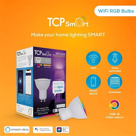 Londonspot ნათურა TCP Smart Wi Fi LED Lightbulb Classic B Colour Tuneable White Colour