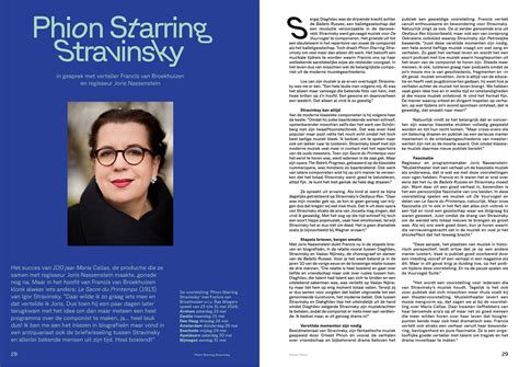 Phion Phion Magazine25 Orkest Phion Starring Stravinsky Pagina 1 Gemaakt Met