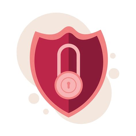 Premium Vector Internet Security Concept For Web Page Cyber Security Big Shield With Padlock