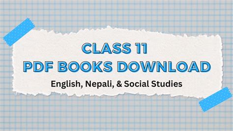 Class 11 Books Download Free 2024