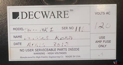 Decware Taboo Mk Iii Headphone Amplifier Photo 4887117 Us Audio Mart