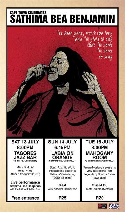 She Was A Boundary Breaker A Trailblazer Celebrating Sathima Bea