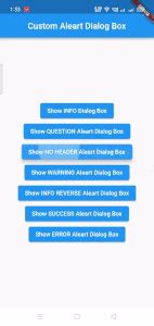 how to implement an alert dialog box in a flutter - Do somthings