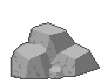 Pixel Art Stone Rocks Roccia Design