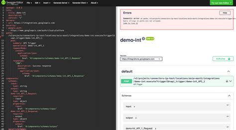 View OpenAPI Specification For Your Integration Application