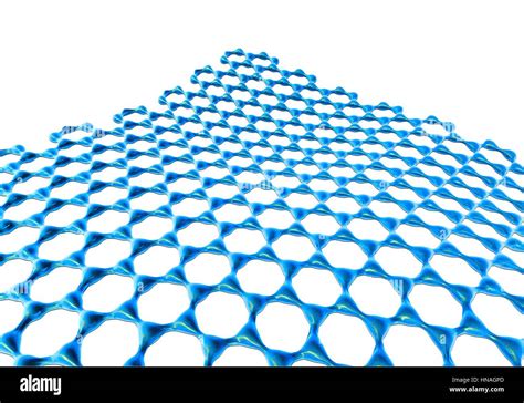 Graphene Sheet Illustration Of The Atomic Scale Molecular Structure Of Graphene A Single Layer
