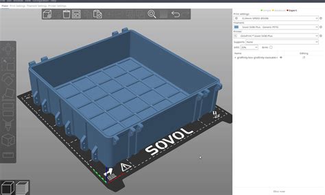 gridfinity rugged storage box parametric and customizable by