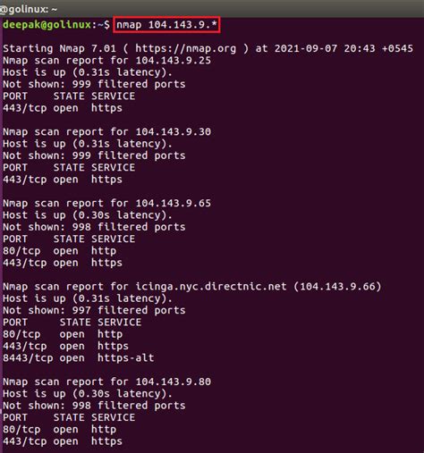 Nmap Command Examples In Linux Cheat Sheet GoLinuxCloud