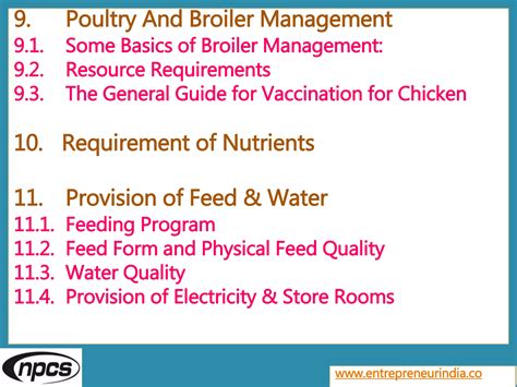 Poultry And Broiler Farming Manufacturing Plant Detailed Project Report Profile Business