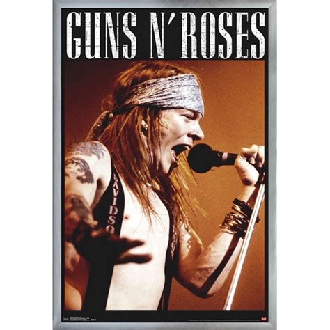 Guns N Roses Axel Wall Poster 22375 X 34 Framed Walmart