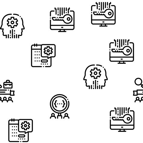 Hackathon Development Seamless Pattern Vector 17389747 Vector Art At