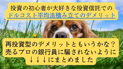 投資初心者が大好きな投資信託のドルコスト平均法積み立てのデメリット ノウハウ教える君｜やり方・使い方・コツ まとめサイト【公式】