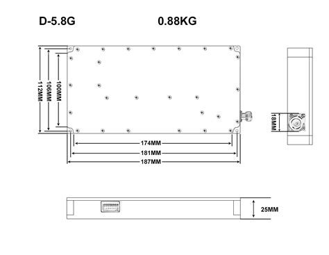 Upgrade 3 Times Efficient 5 8g 100 Watt Rf Analog Signal Jammer Module Manufacturers And