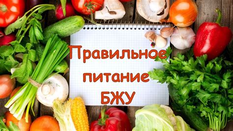 Правильное питание / БЖУ (Белки, Жиры, Углеводы) - YouTube