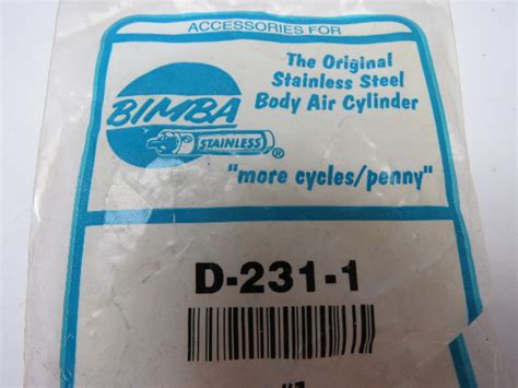 Bimba D Air Cylinder Rod End Clevis Accessory Kit Bullseye Industrial Sales