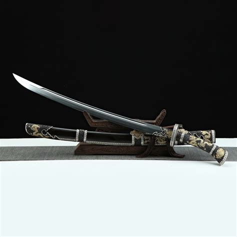 Han Bon Forge Hailong Dao Dragon Design Pattern Steel Sword