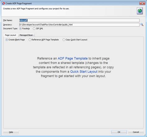 Oracle Jdeveloper 12c 1213 Tutorials Working With Bounded Task