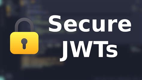 How To Store Your JWT Tokens Securely YouTube