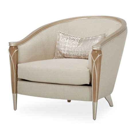 Michael Amini Villa Cherie 35 Wide Barrel Chair And Reviews Wayfair