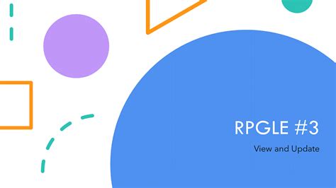 rpgle 3 view and update in rpgle by jananie perera medium