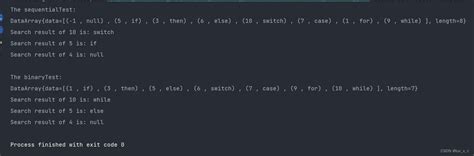 Java实现顺序查找与折半查找算法 Csdn博客