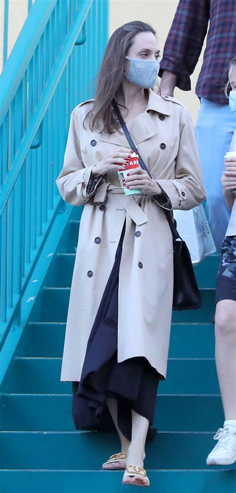 Angelina Jolies Fancy Flats Are The Hardest Working Item In Her