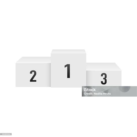 수상자 및 수상자를 위한 벡터 일러스트레이션 수상자를 기리기 위한 받침대 또는 플랫폼 벡터 일러스트 레이 션 Championship에 대한 스톡 벡터 아트 및 기타 이미지