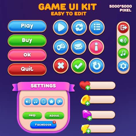 Engaging Game Interfaces Psd High Quality Free Psd Templates For Download