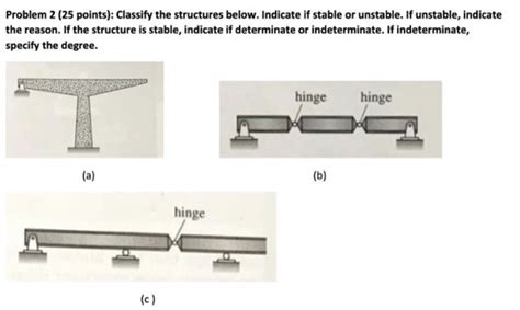solved problem 2 25 points classify the structures below