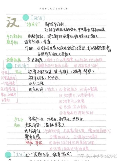 历史老师都说好的“985学霸笔记” 知乎