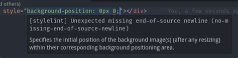 Problem With Inline Styles And Some Stylelint Rules Issue 70