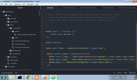 Laravel Class App Controllers Admin Auth Not Found Stack Overflow