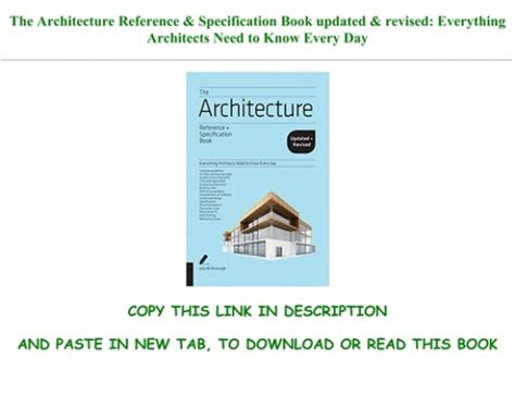 Epub Download The Architecture Reference And Specification Book Updated And Revised Everything