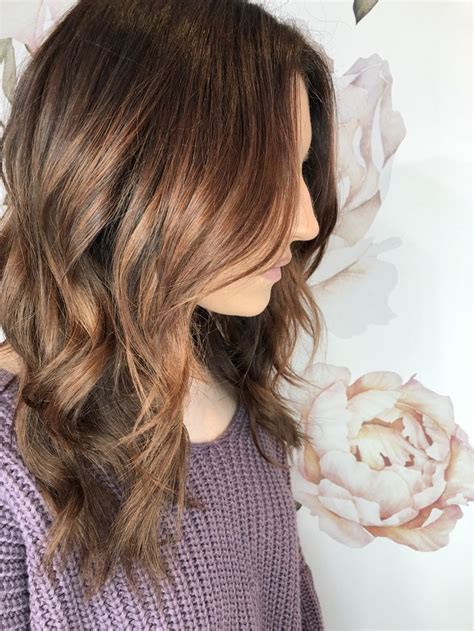 Copper Balayage On Brown Hair Copper Balayage Long Hair Styles Hair