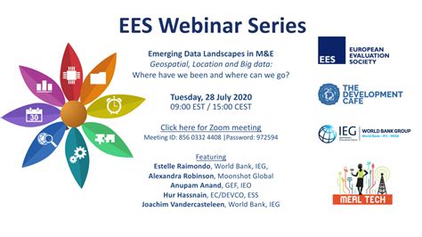 Transforming Evaluation Introducing The Ees Webinar Series Ees