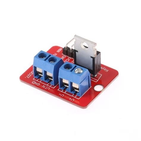 0 24v top mosfet button irf520 mos driver module para arduino mcu arm