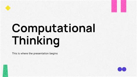 Computational Thinking Presentation