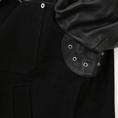 Diesel ディーゼル デニムジャケット メンズ ブラックデニム 牛革 切替 チェック柄フェイクレイヤード J Yuki 買っciao